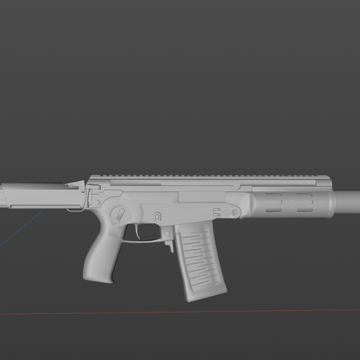 OBJ file Russian AMB-17 submachine gun 🔫 ・3D printable design to download・Cults