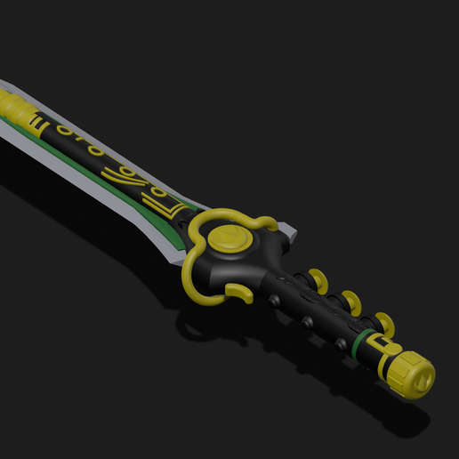 🐉 Green Ranger Dragon Dagger - MIGHTY MORPHIN POWER RANGERS・ STL File ...