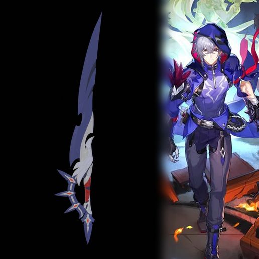 🗡️ Moze Sword - HSR Honkai Star Rail・ STL File for 3D printing・Cults
