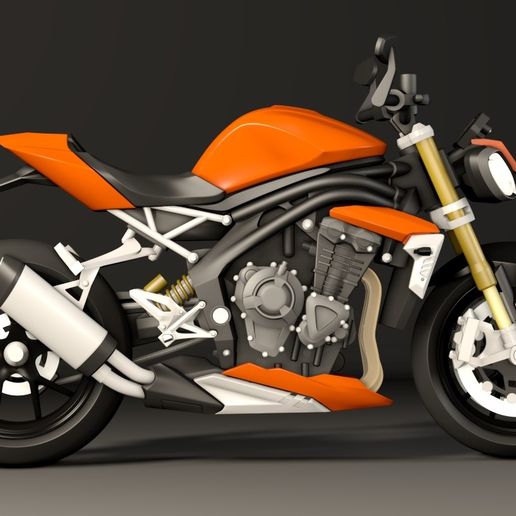 🏍️ Triumph Speed triple 1200 RS – printable motorcycle model・ STL File ...