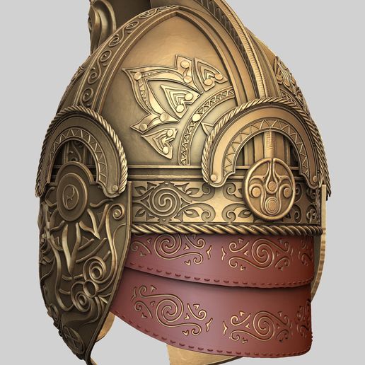 🤴 UPDATED - KING THEODEN'S ROYAL HELM - A CROWN OF ROHAN'S GLORY・ OBJ ...
