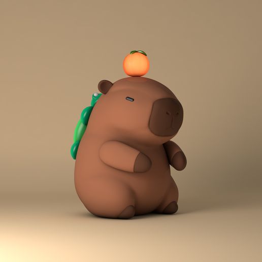 🏫 8 Capybara Collection・ 3D File for 3D printing・Cults
