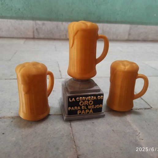 🍺 The Golden Beer・ STL File for 3D printing・Cults