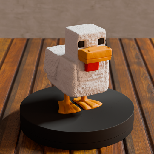 Archivo STL A Minecraft Movie Chicken 🎬 ・Modelo para descargar y ...
