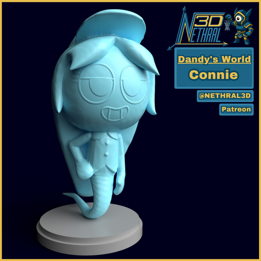 🗺️ Dandy's World: Connie・ 3D File for 3D printing・Cults