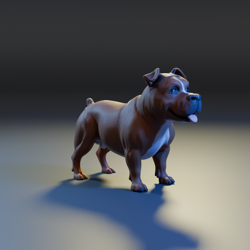 3D file American Bully 🗿 ・Model to download and 3D print・Cults
