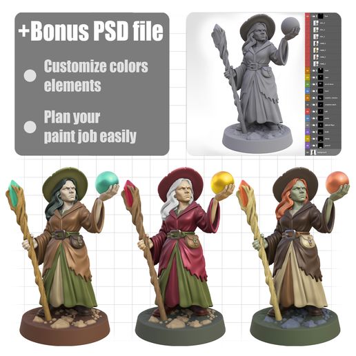 🎲 Forest Evils Miniature Set – STL Files for 3D Printing | Tabletop ...