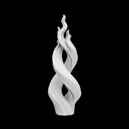 💃 Dancing Flames Statue 3D print model・ STL File for 3D printing・Cults