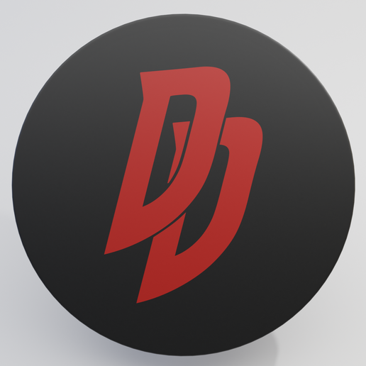 👾 Daredevil Coasters/Token・Free STL File for 3D printing・Cults