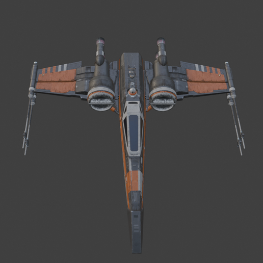 ⭐ Star wars Black One X-Wing 3D Modell - Fortnite STL・ STL Datei für 3D ...
