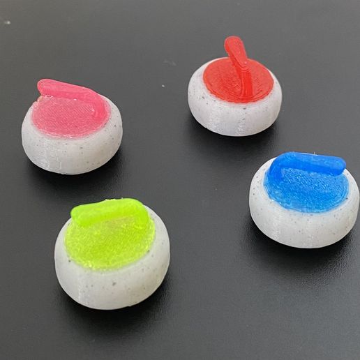🥌 Curling Stone STL & OBJ File – 3D Printable Sports Model, Digital ...