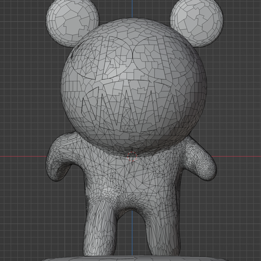 🐻 Radiohead modified bear・ STL File for 3D printing・Cults