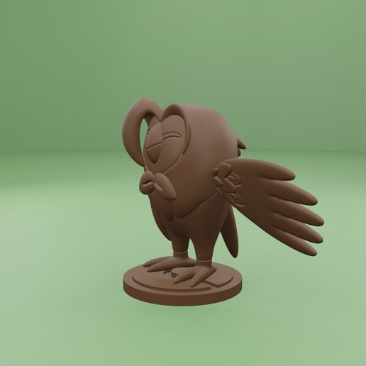 🐉 Pokemon No. 722-724 Rowlet, Dartrix, Decidueye・ STL File for 3D ...