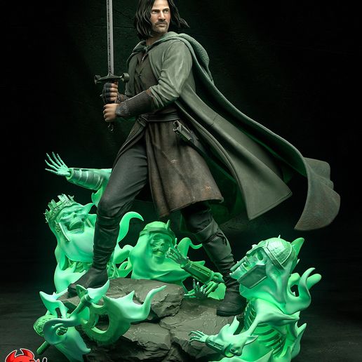 👾 Aragorn・ STL File for 3D printing・Cults
