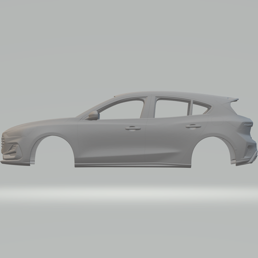 STL file ford focus hatch 🚙 ・Model to download and 3D print・Cults