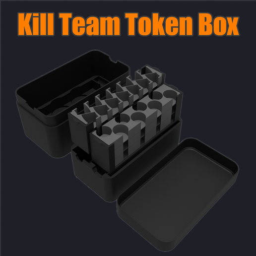 📦 Kill Team 2024 Token Box - Static Size・Free STL File for 3D printing ...