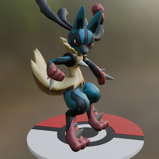 mega lucario aura