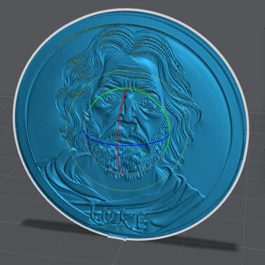 🪙 LUKE THE EVANGELIST COIN (DOUBLE SIDED)・ STL File for 3D printing・Cults