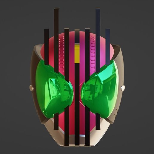 🪖 Kamen rider Decade Helmet 3D print model・ 3D File for 3D printing・Cults