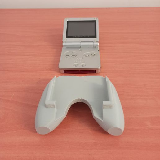 👦 Game Boy Advance SP GRIP (GBA SP Grip)・ STL File for 3D printing・Cults