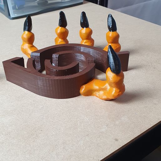 📞 kurama claw stands・Free STL File for 3D printing・Cults