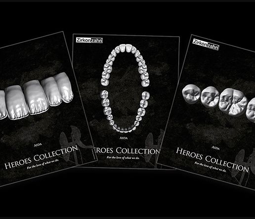 👑 Zirkonzahn - HEROES COLLECTION Teeth Libraries - EXOCAD・ 3D File for ...