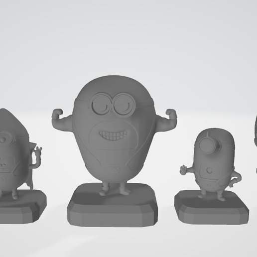 🦹 MEGA MINIONS PACK X5 / MY FAVORITE VILLAIN 4・ STL File for 3D ...