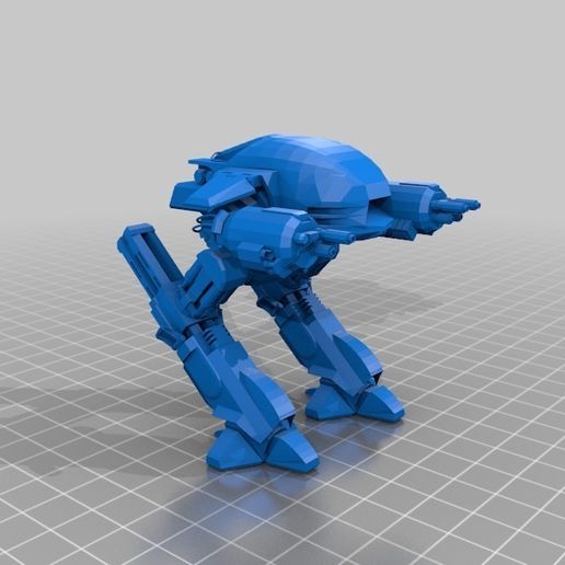 🤖 ED-209 ENFORCEMENT DROID from Robocop・Free 3D File for ・Cults