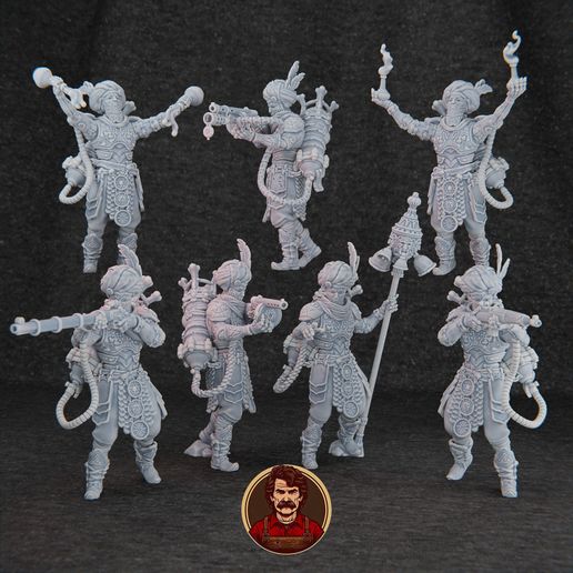 🗡️ Iron Sultanate - Alchemist・ STL File for 3D printing・Cults