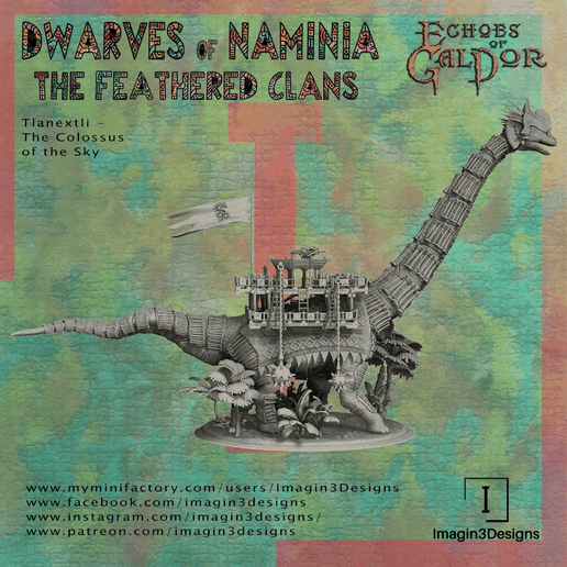 🦖 The Colossus of the Sky - Brachiosaurus War Machine・ 3D File for 3D ...