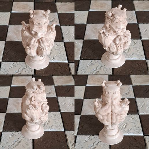 🎃 Horror halloween chess set・ 3D File for 3D printing・Cults