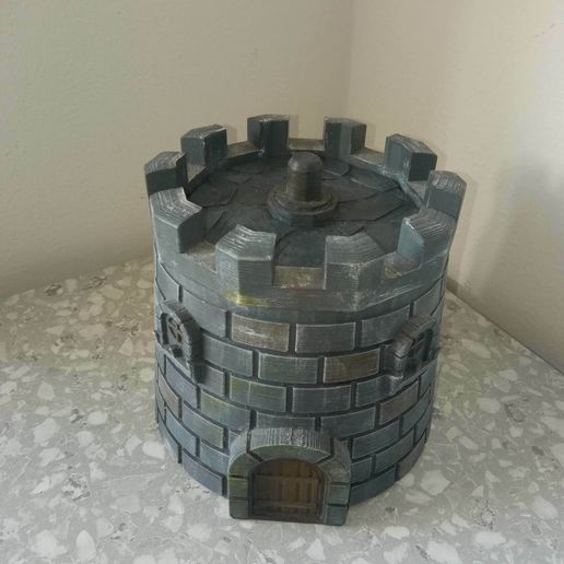 🏰 Castle Pencil Pot / DND Gaming / Planter・ STL File for 3D printing・Cults