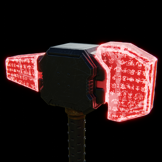 🔨 Valen's Hammer (Sentinel Hammer)・ STL File for ・Cults