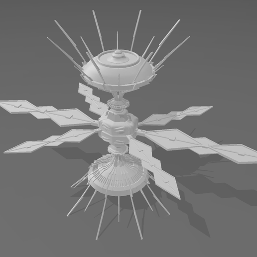 🖖 STO - Hirogen - Communication Array・Free STL File for 3D printing・Cults