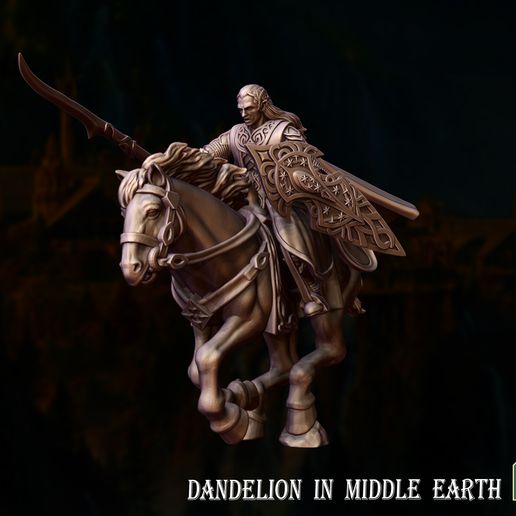 🤴 High King of High Elf・ STL File for 3D printing・Cults