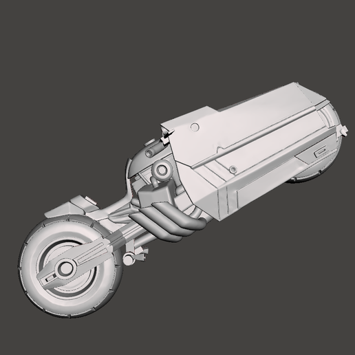 🎨 BATMAN BATCYCLE RETRO FAN ART・ OBJ File for 3D printing・Cults