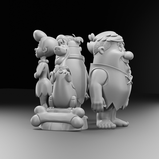 🦴 Flintstone Collection – 3D Printable Classic Cartoon Figurines | Fan ...