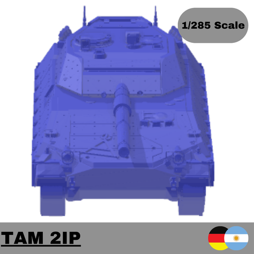 🪖 TAM 2IP・ STL File for 3D printing・Cults