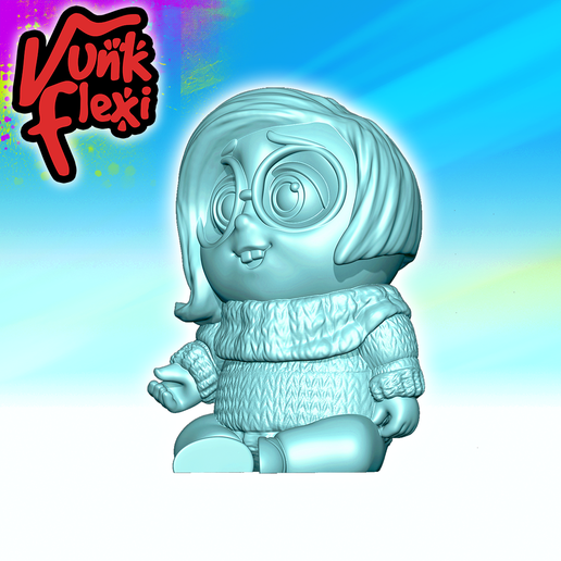 🗝️ Disneys Inside Out Character Bundle MultiColor Flexi Print-In-Place ...