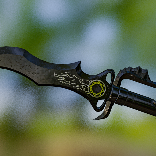 🗡️ Magi Amon Sword・ OBJ File for 3D printing・Cults