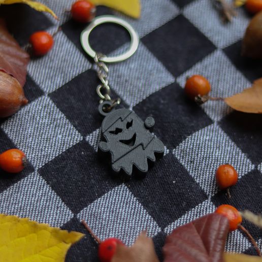 👻 Rockstar Ghost Keychain | Autumn Series | Halloween・Free STL File for ...
