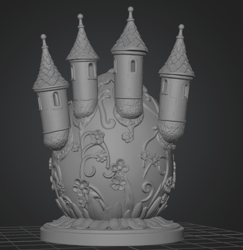 Fantasy Egg Castle House - STL File 3D Printable - Cults3D 3D Model | 3Drop