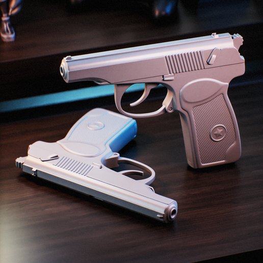 🔫 Makarov Pistol COD - Tarkov - Sovietic Gun - Adapted to print・ STL ...