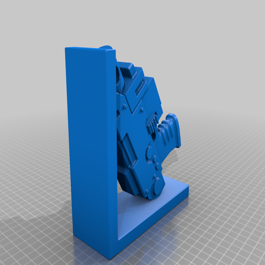 ⚔ Warhammer Bolt Pistol Shelf Bracket (Screw or Tape Mount)・Free STL ...