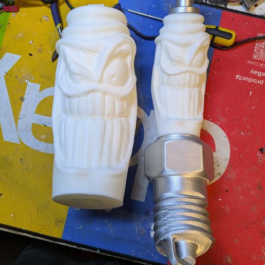 😡 ANGRY SPARK PLUG・3D Print with the Ender 3 V3 3D printer・Cults