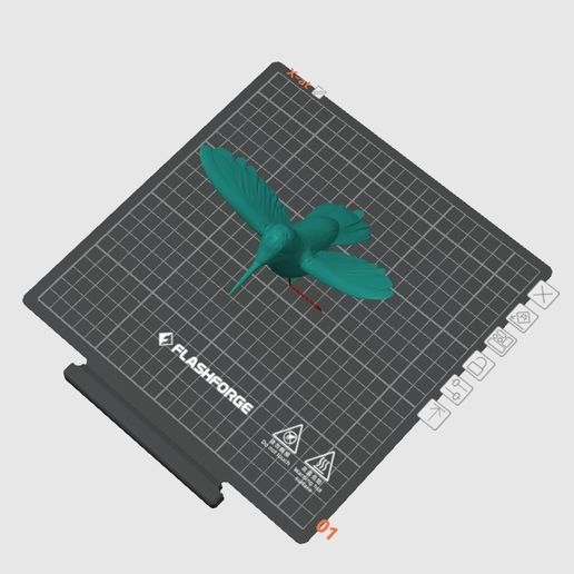 👧 Figurine Flying Birds Hummingbird・ STL File for 3D printing・Cults