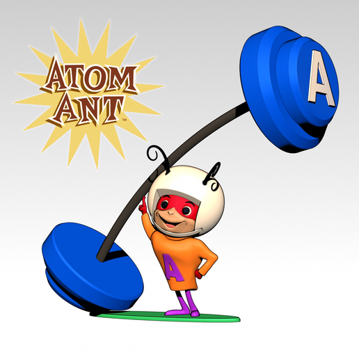 🐜 Atomic Ant・ 3D File for 3D printing・Cults