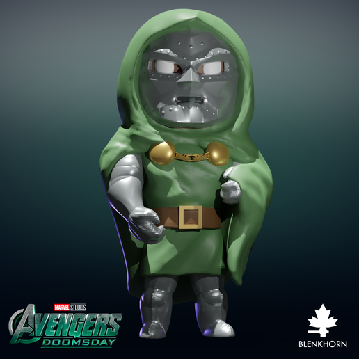 🩺 DR DOOM: MARVEL DOUBLE BIT・Free STL File for 3D printing・Cults