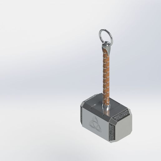 🗝️ Mjolnir・ STL File for ・Cults