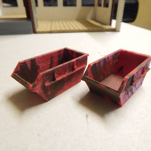 STL file Container 3sqm open 1:45 track 0 🧸 ・Template to download and ...